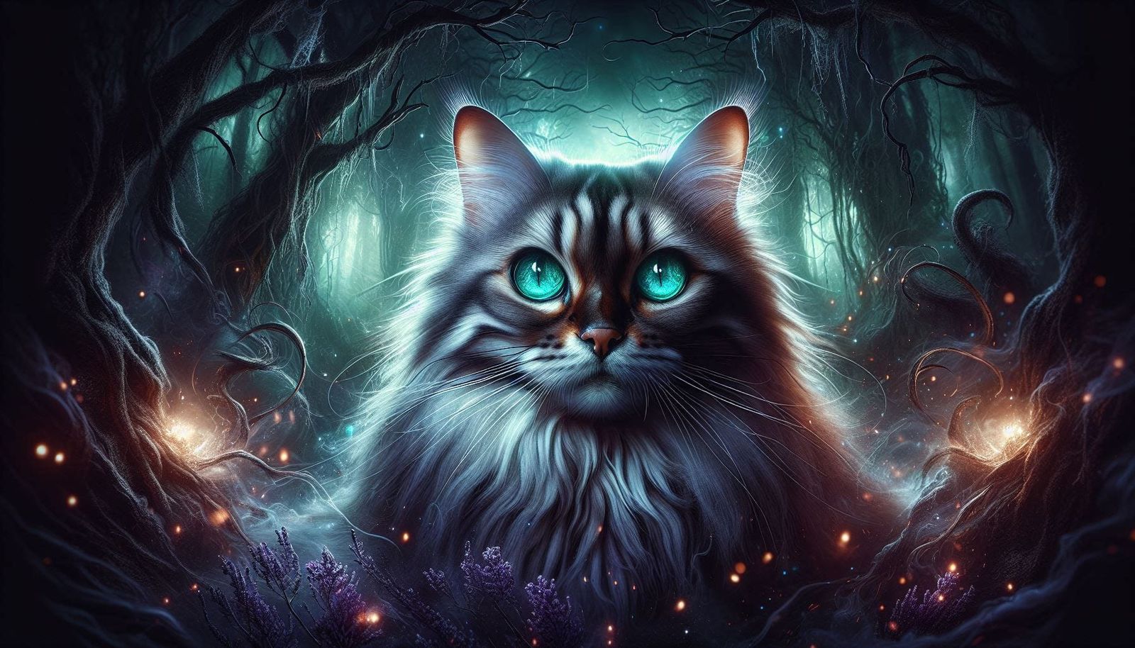 Magical Familiar Cat is Freelancing Again - AI Generated Artwork ...