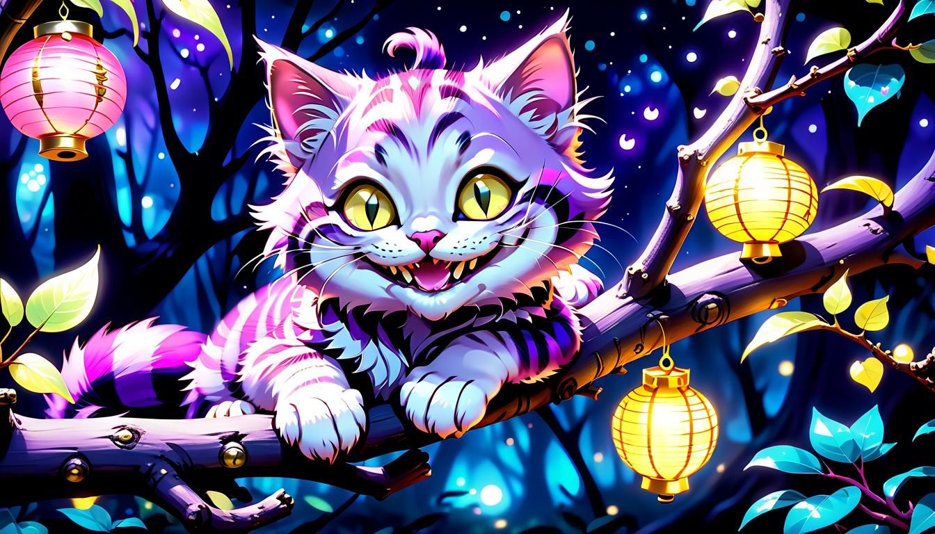 Baby Cheshire Cat - AI Generated Artwork - NightCafe Creator