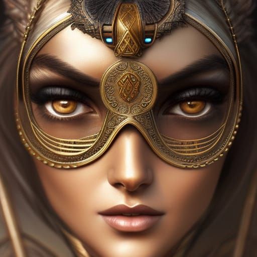 filigree face-mask - AI Generated Artwork - NightCafe Creator
