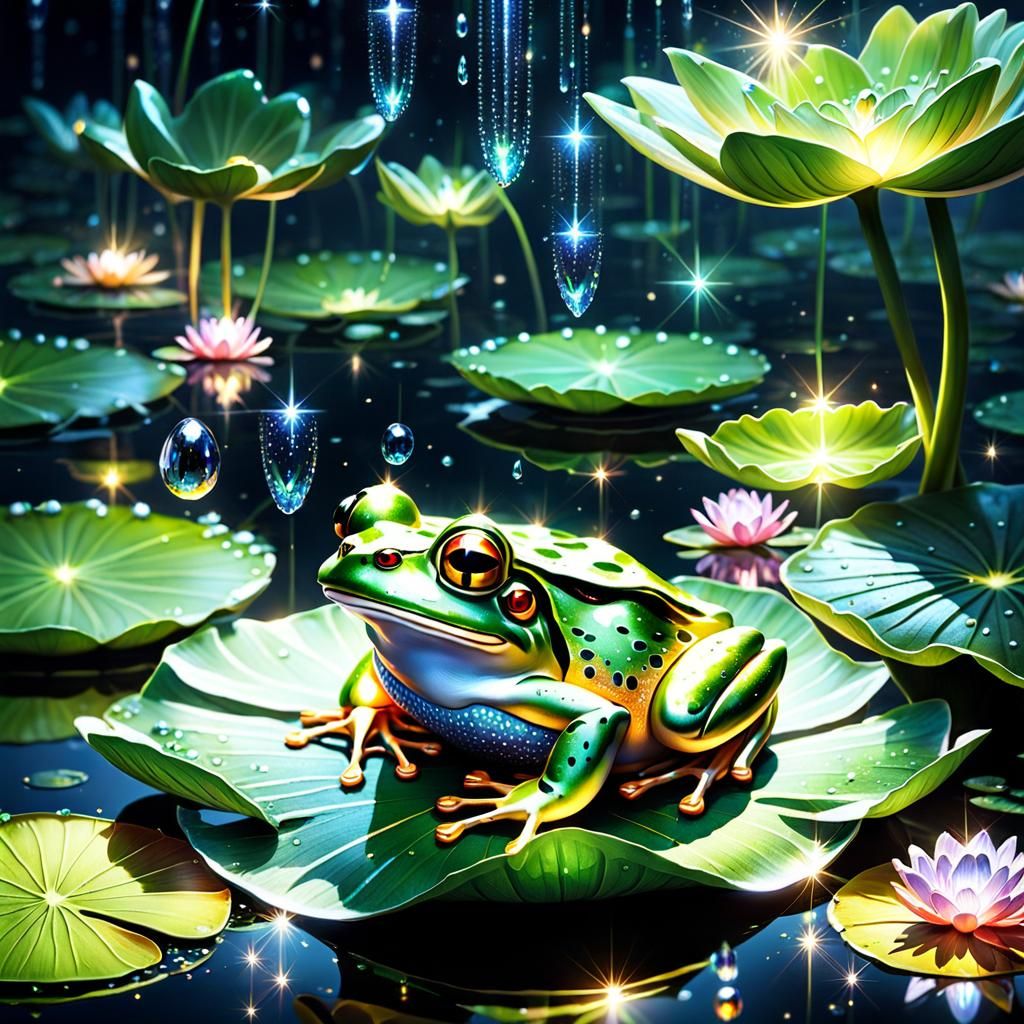 Magical Frog - AI Generated Artwork - NightCafe Creator