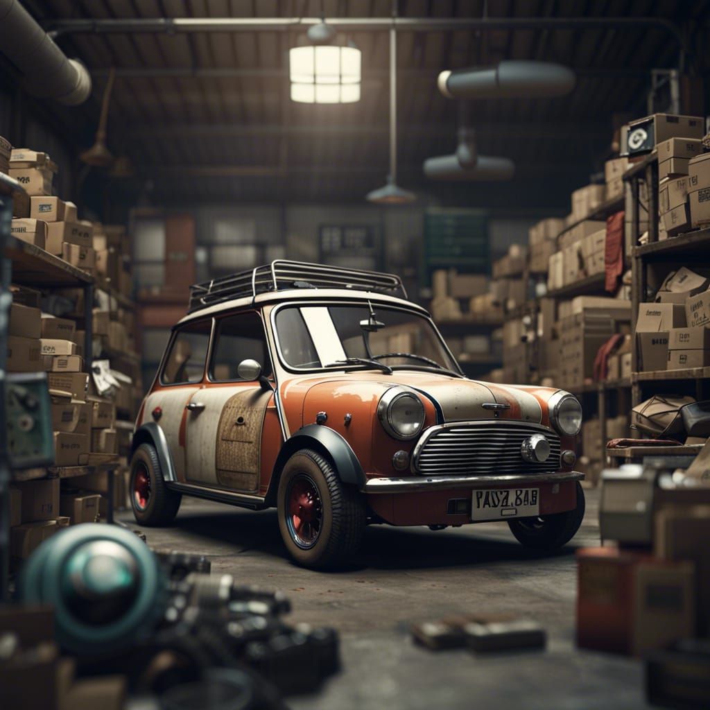 A Legend ⭐ Mini Cooper! - AI Generated Artwork - NightCafe Creator