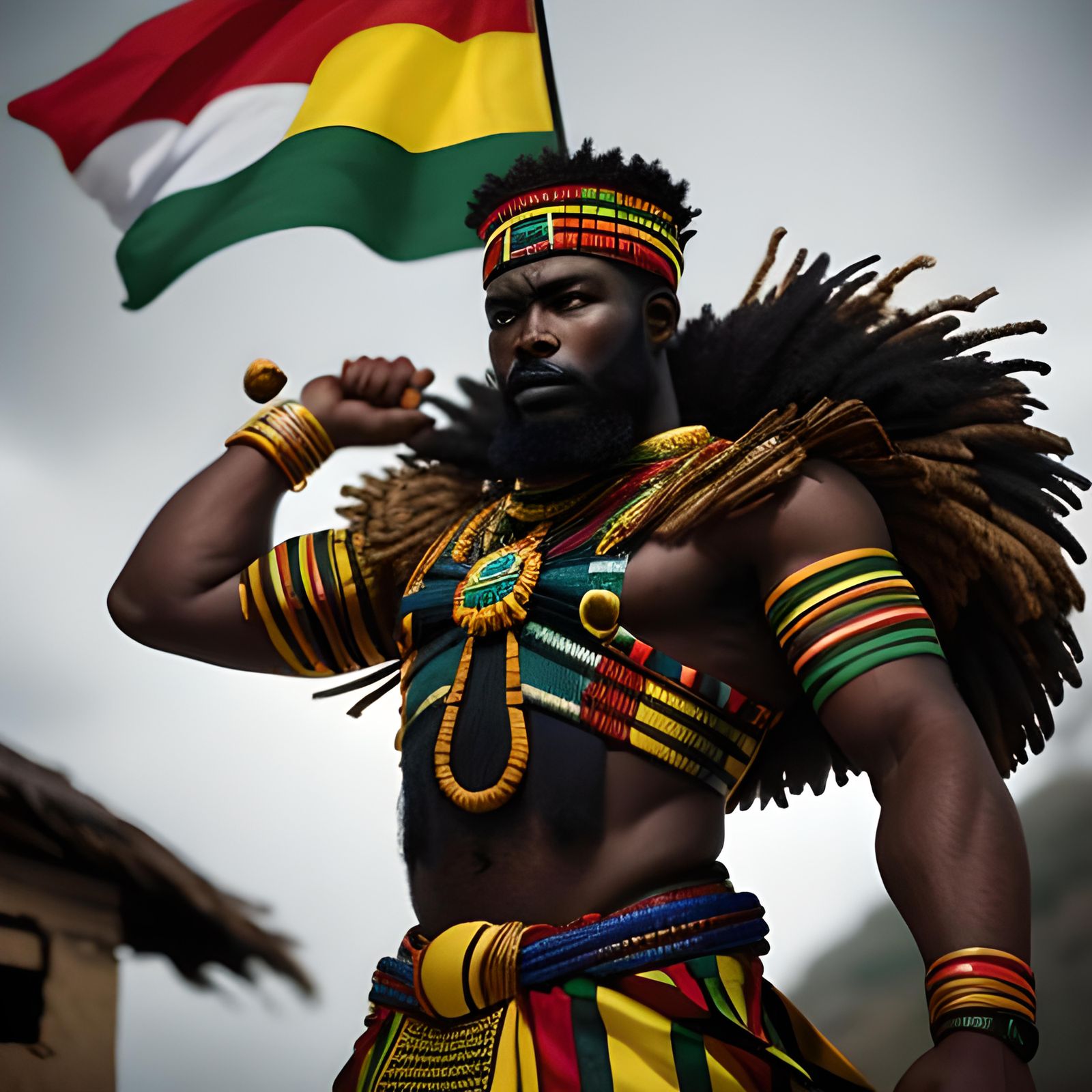 Osei Bonsu military strategic leader - AI Generated Artwork - NightCafe ...