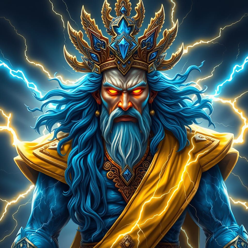 Epic Hyper-Realistic Painting of Iranian Thunder G... - AI Art