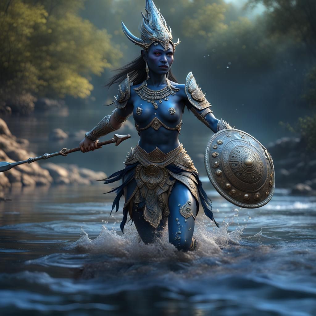 Apsara Female Speed Warrior - AI Generated Artwork - NightCafe Creator