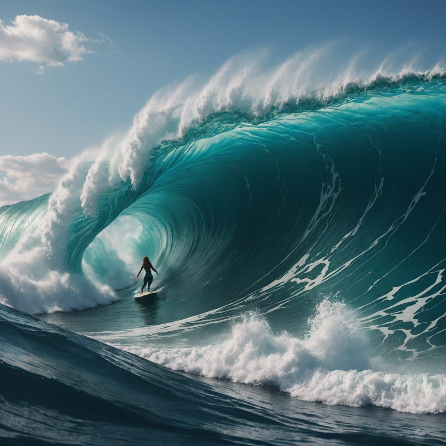 Surfing - AI Generated Artwork - NightCafe Creator