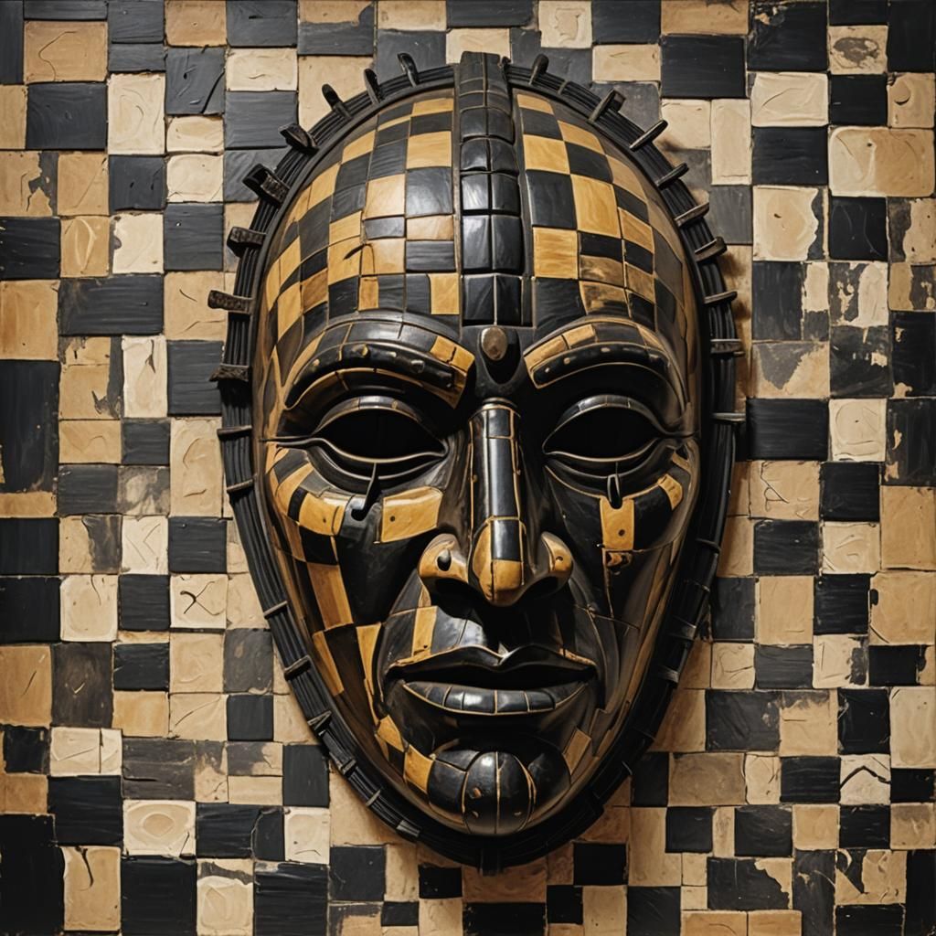Check mask - AI Generated Artwork - NightCafe Creator