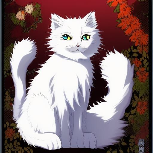 2 Tailed cat - AI Generated Artwork - NightCafe Creator