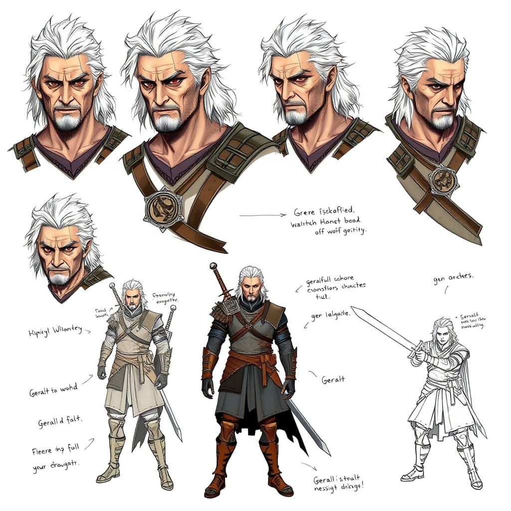 Medieval Warrior Character Concept - Stylized Medieval Warri...