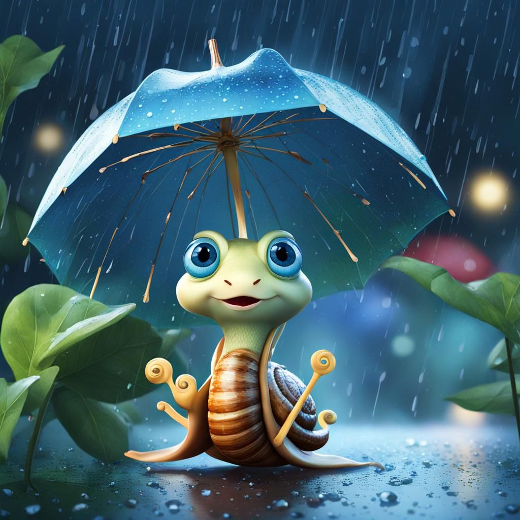 "A hyper-realistic snail - AI Generated Artwork - NightCafe Creator