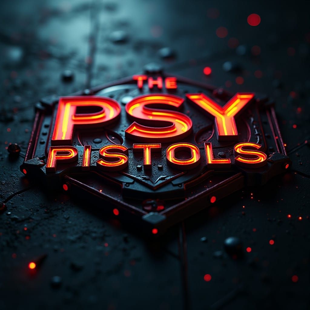 Logo for "The Psy PisTols" ? - The Psy Pistols Logo in Hyper...