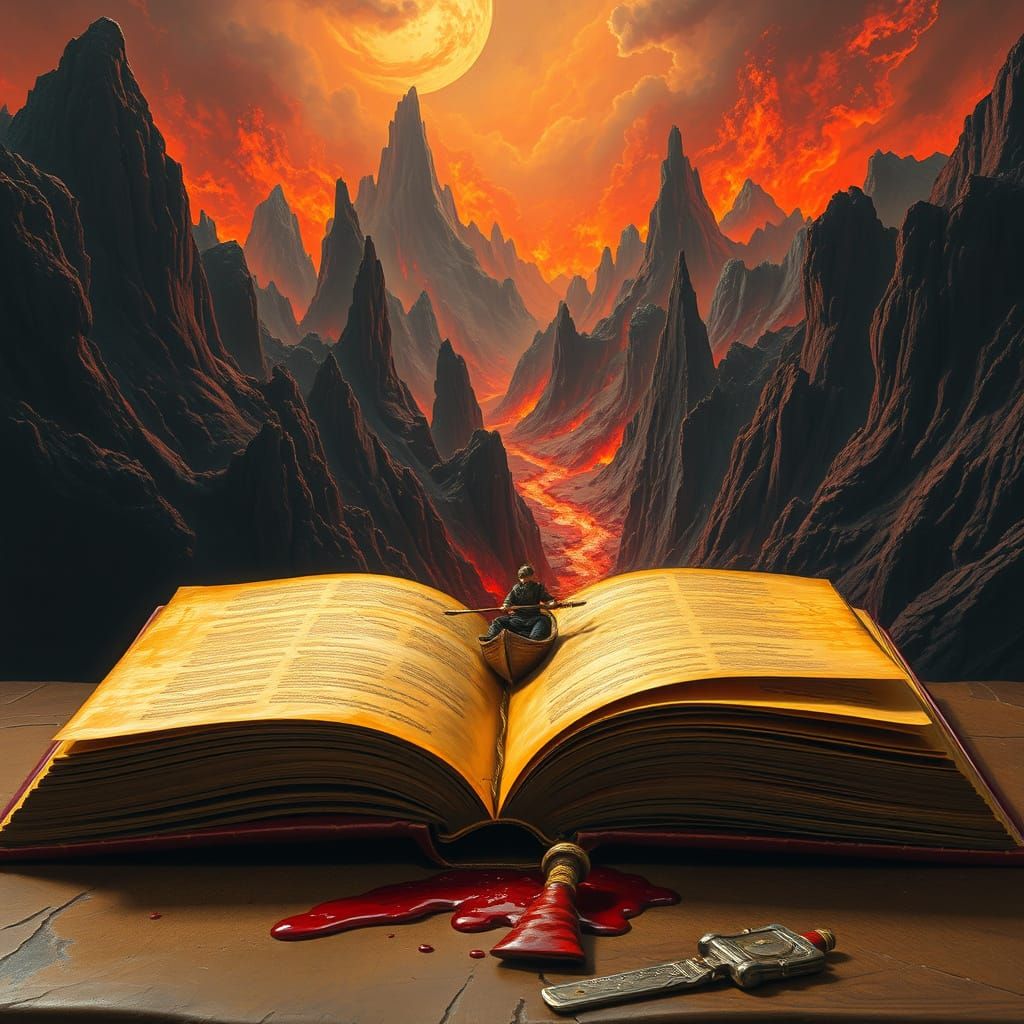 Open Book - Surreal Fantasy Epic: Burning World Unveils Anci...