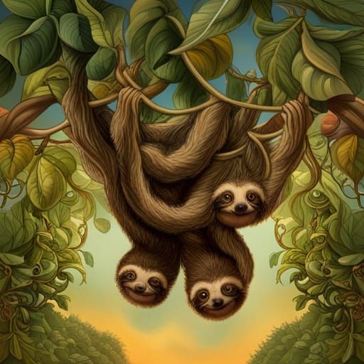 Sloth - AI Generated Artwork - NightCafe Creator
