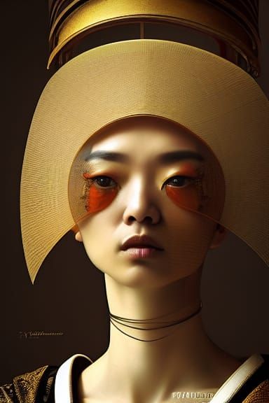 Futuristic Geisha - AI Generated Artwork - NightCafe Creator