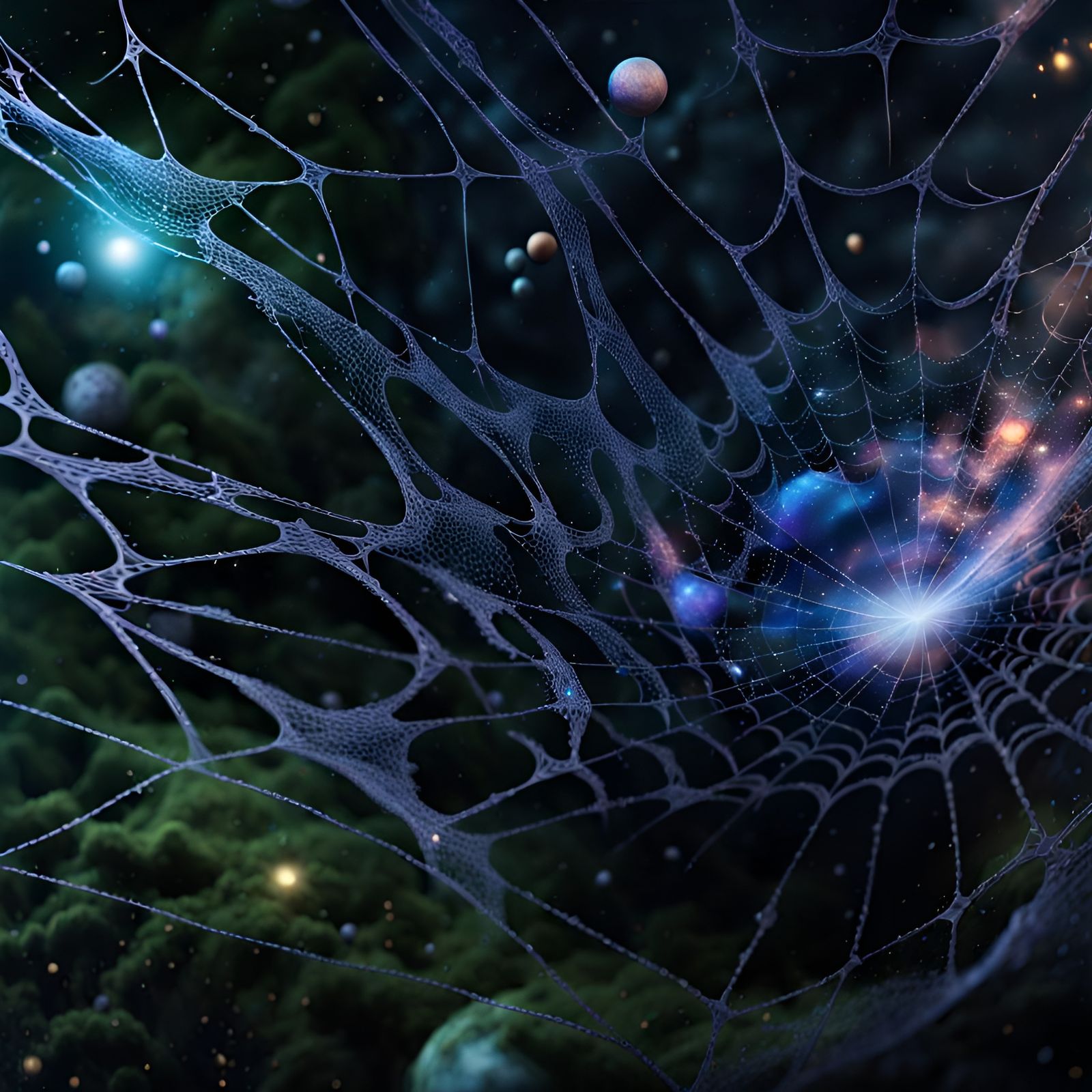 Universe Web - AI Generated Artwork - NightCafe Creator