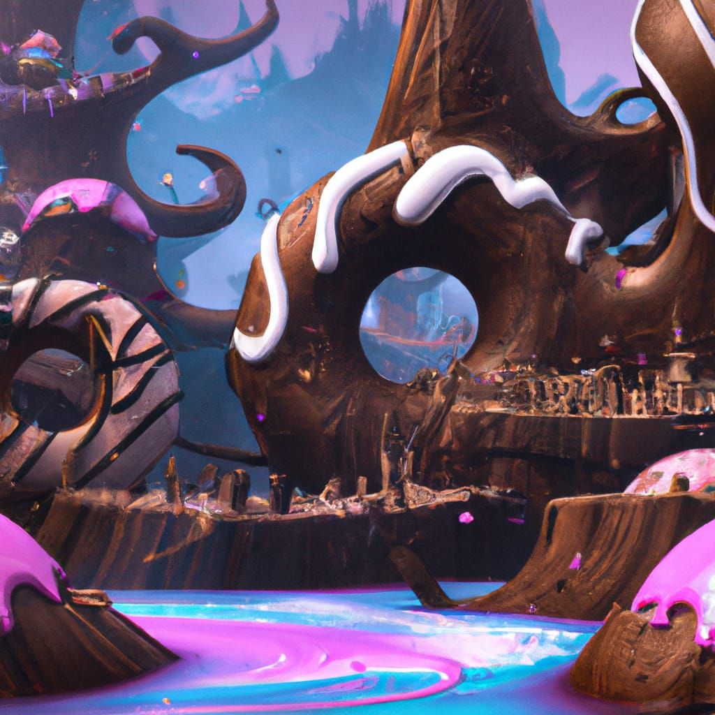 Donutland III - AI Generated Artwork - NightCafe Creator