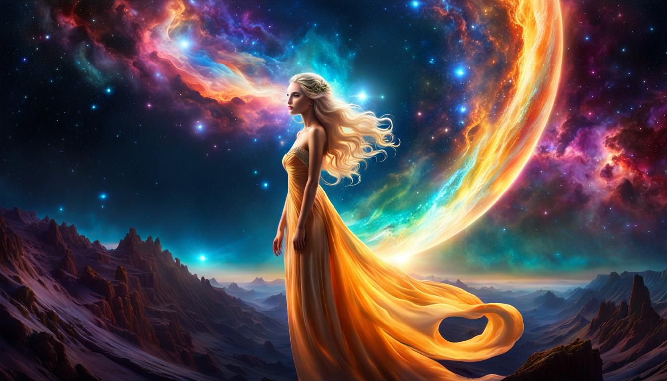 Astral Woman - AI Generated Artwork - NightCafe Creator