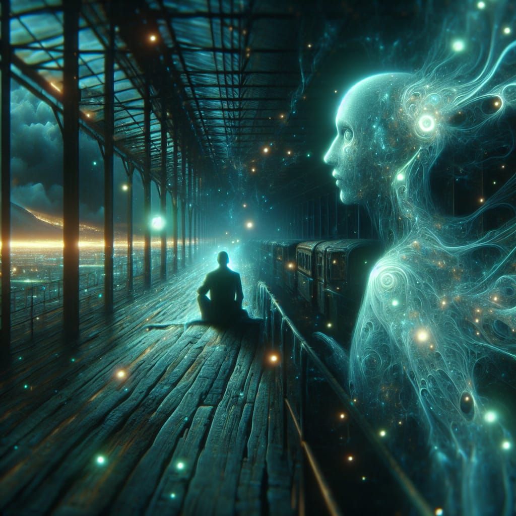 Eerie encounters of the AI kind, surreal worrying scene ...