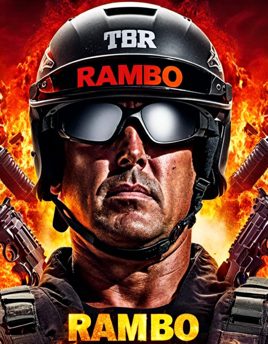 "RAMBO" Movie poster - AI Generated Artwork - NightCafe Creator