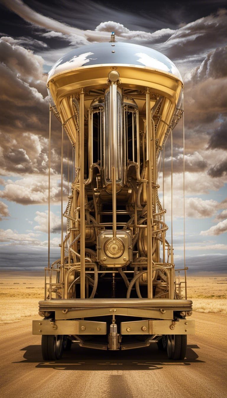 road train car Eldritch golden ratio gossamer - AI Generated Artwork ...