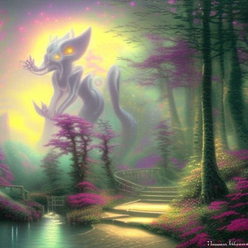Mewtwo? - AI Generated Artwork - NightCafe Creator