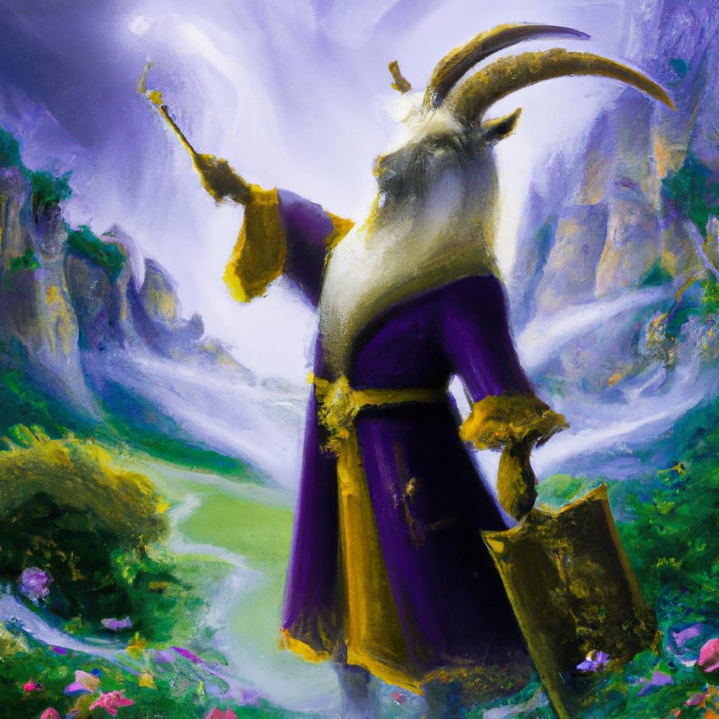 Goat Wizard - AI Generated Artwork - NightCafe Creator
