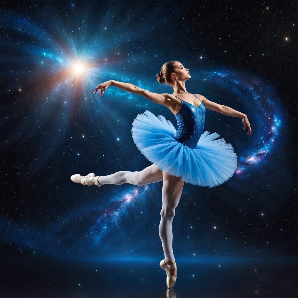 Blue Ballerina - AI Generated Artwork - NightCafe Creator
