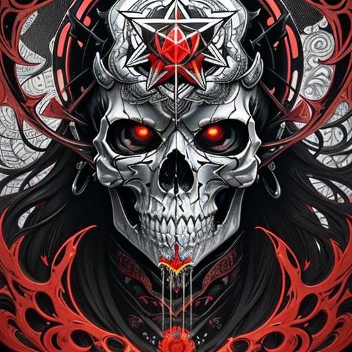 skull - AI Generated Artwork - NightCafe Creator