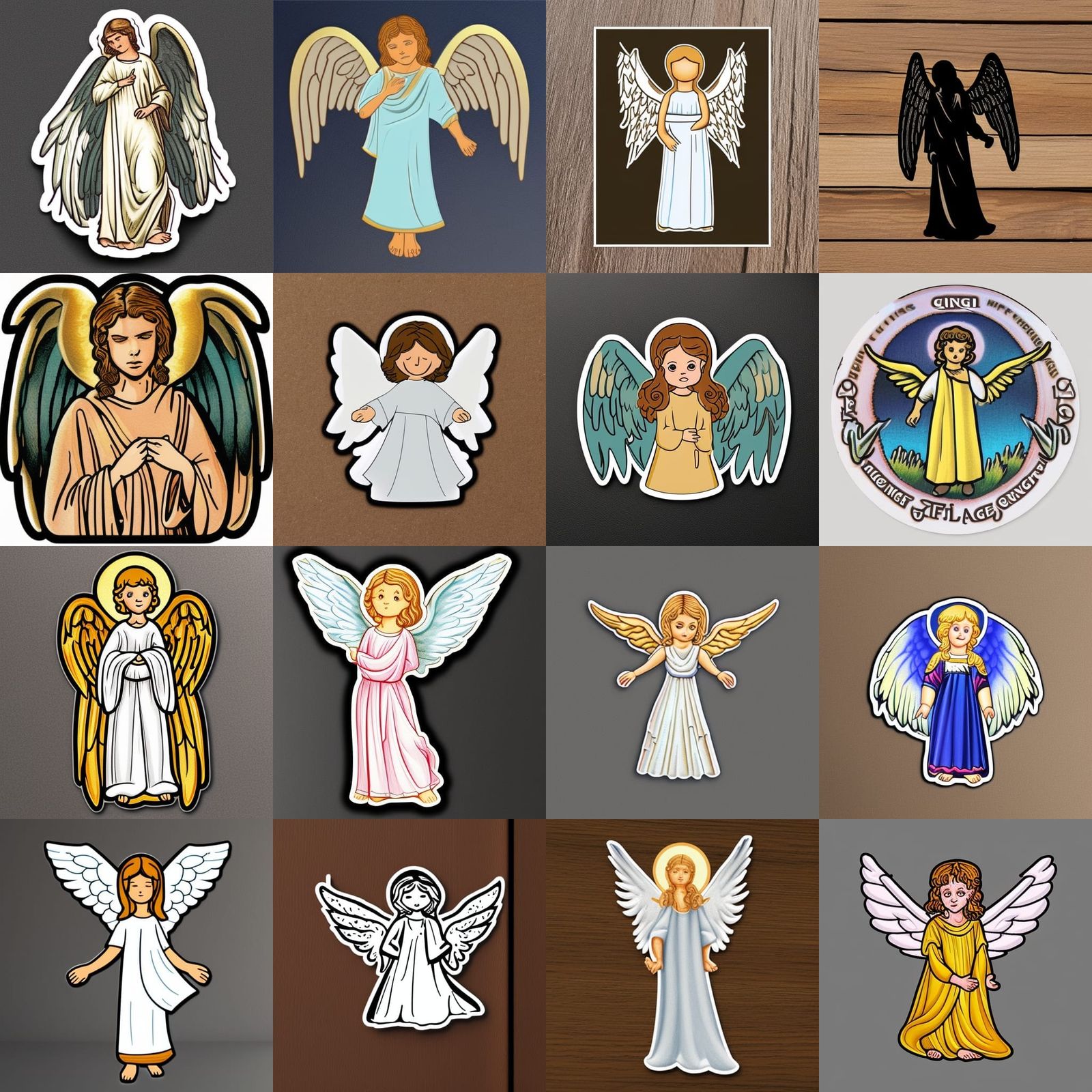 Biblically Accurate Angel Sticker - AI Generated Artwork - NightCafe ...