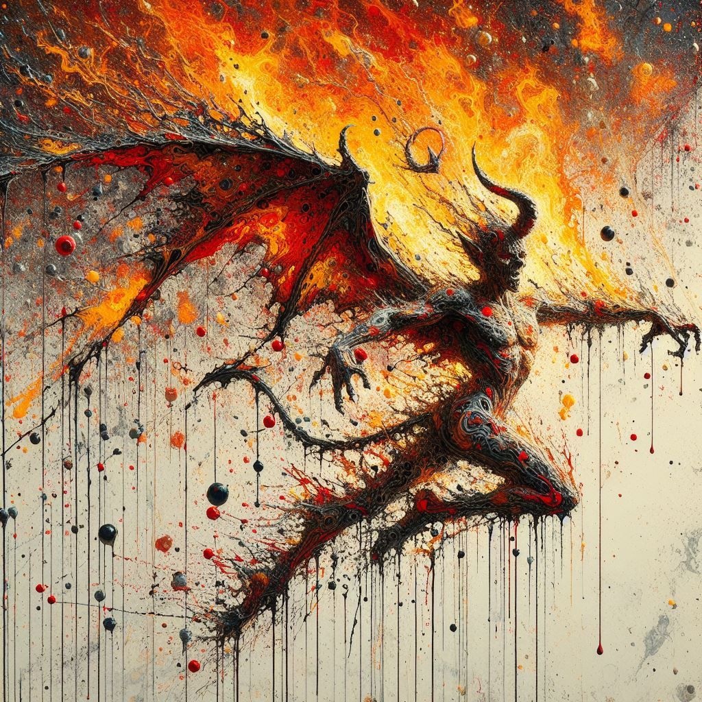 The Dancing Devil - AI Generated Artwork - NightCafe Creator