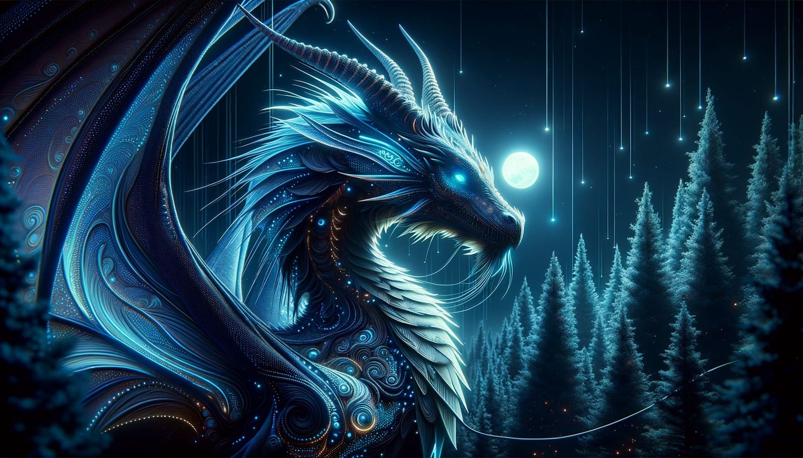 Midnight Dragon - AI Generated Artwork - NightCafe Creator