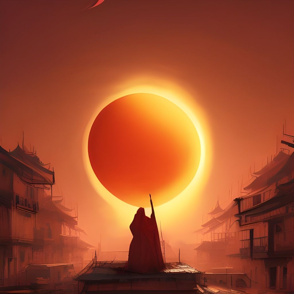 Sun of apocalypse - AI Generated Artwork - NightCafe Creator