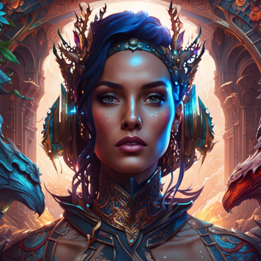 Queen of the Eagles - AI Generated Artwork - NightCafe Creator