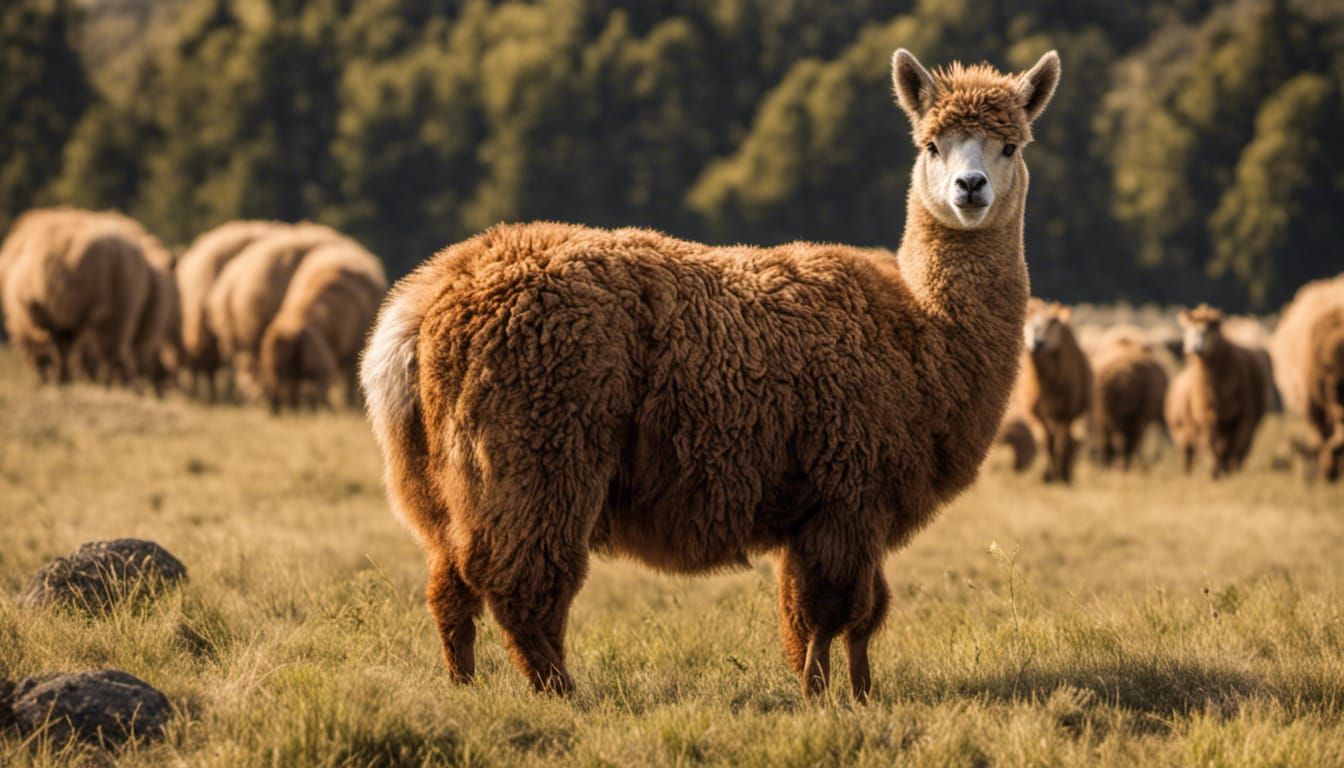 Because Alpacas are fluffy! - AI Generated Artwork - NightCafe Creator