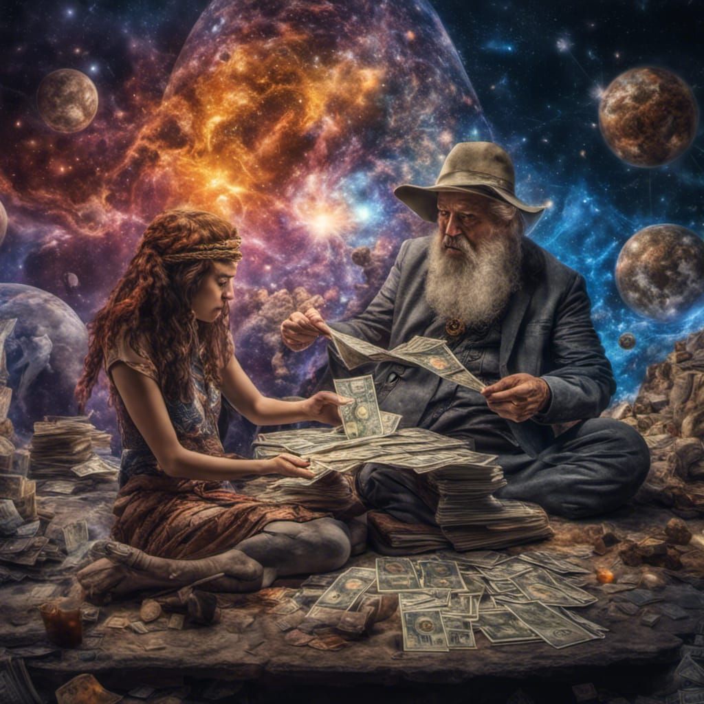 Always the money - AI Generated Artwork - NightCafe Creator