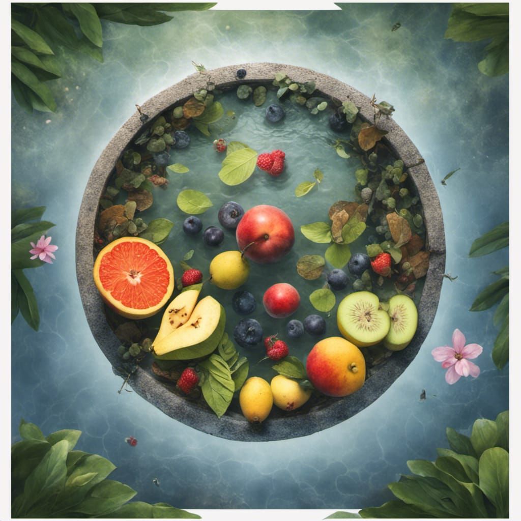 Floating Fruits - AI Generated Artwork - NightCafe Creator