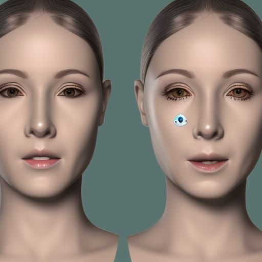 Ai's Human Faces Have Weird Eyes... 03 - AI Generated Artwork ...