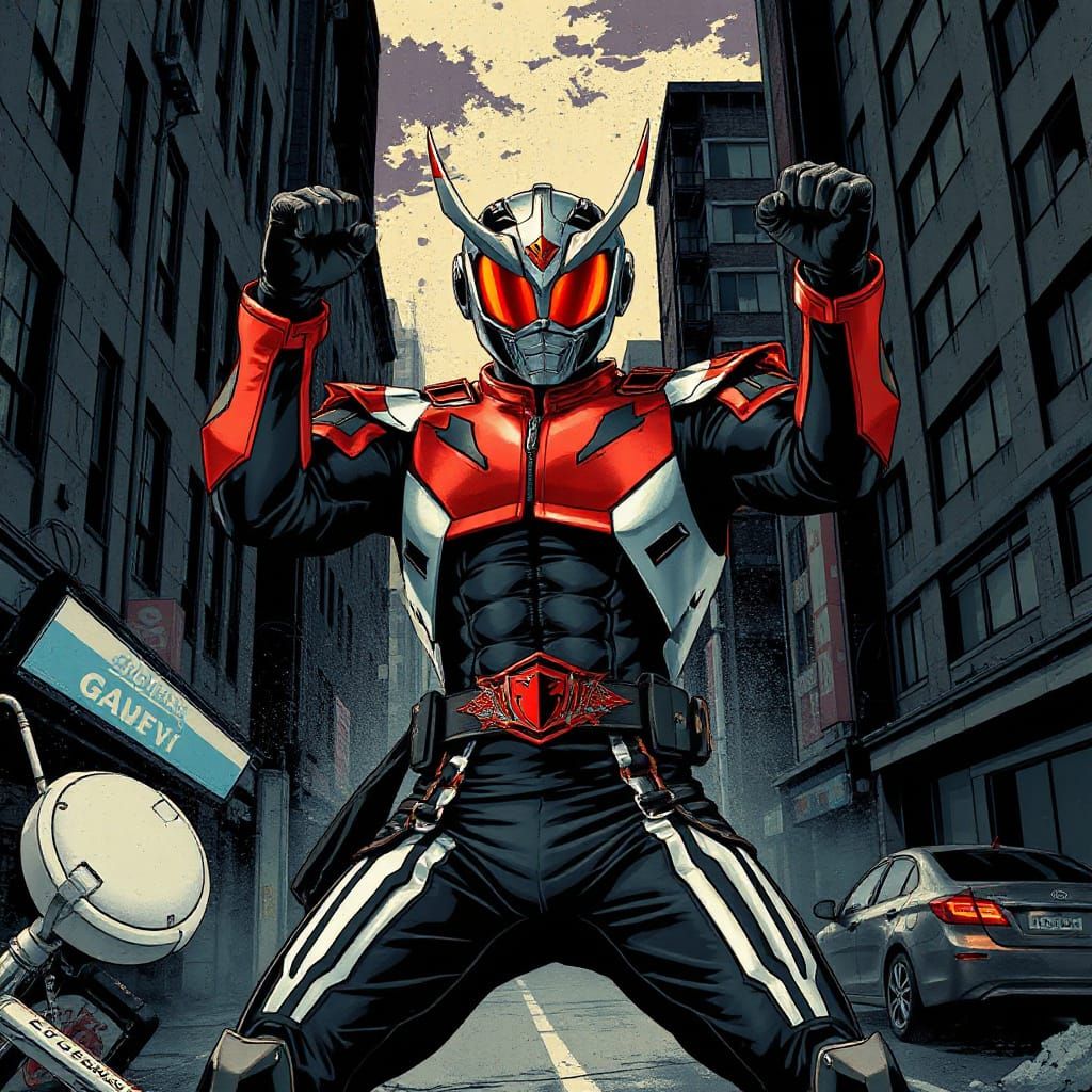 Kamen Rider Gavv - UNDEAD - Masked Hero Victorious in Gritty...