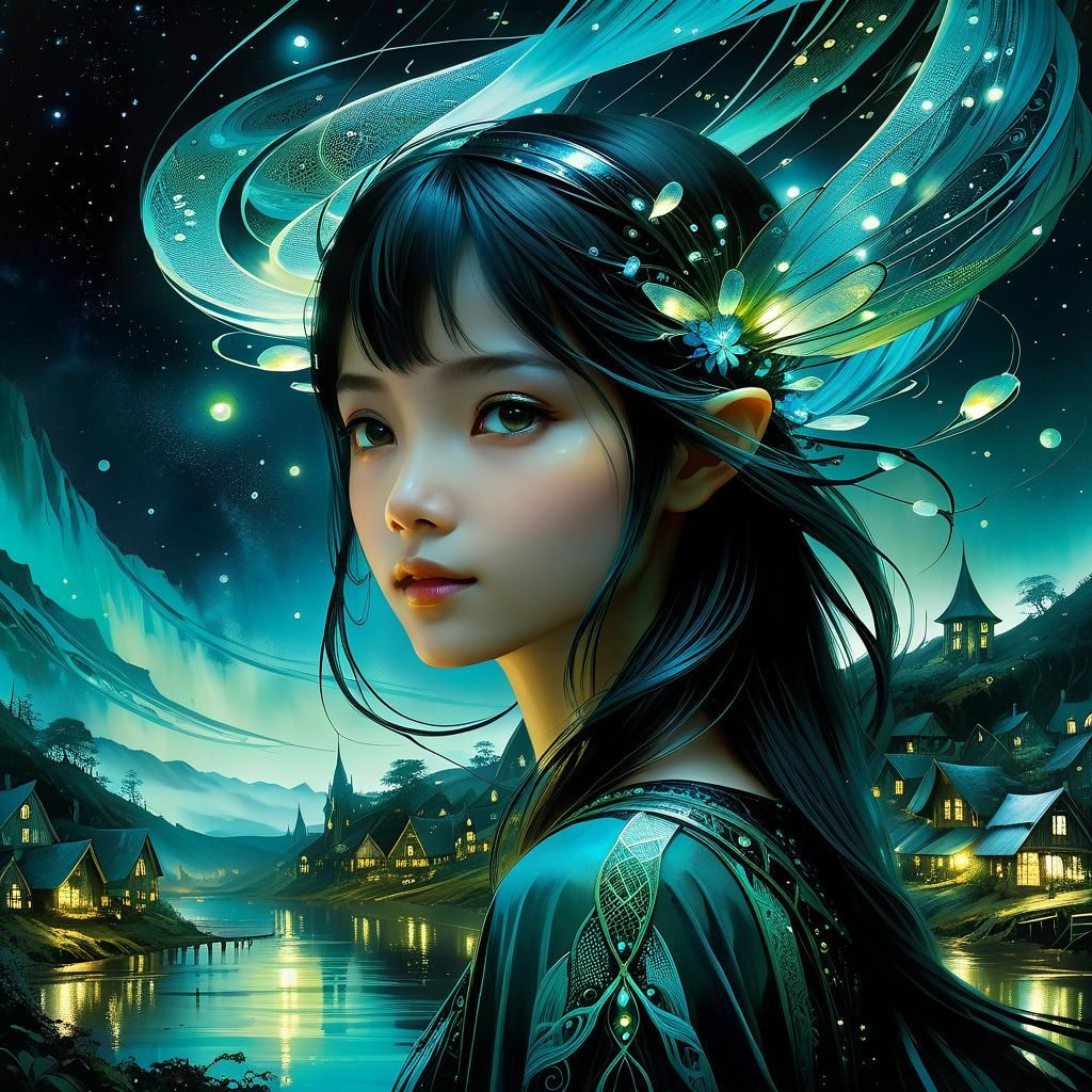 Elven Fantasy - AI Generated Artwork - NightCafe Creator