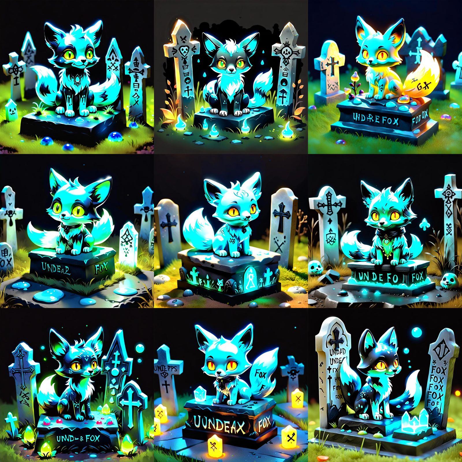 Undead Fox - AI Generated Artwork - NightCafe Creator