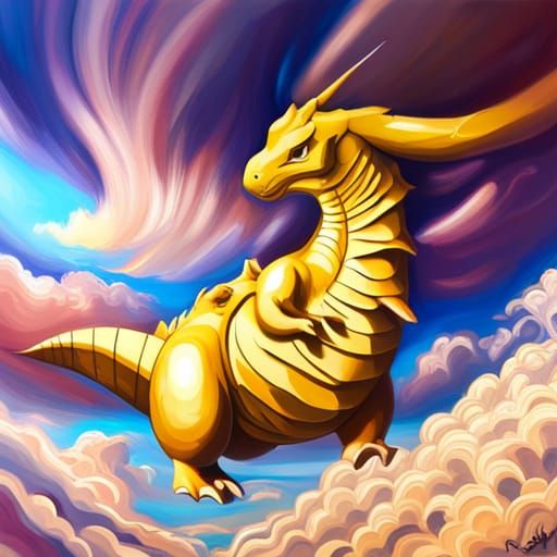 Dragonite - AI Generated Artwork - NightCafe Creator