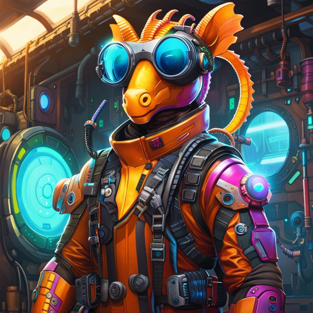 Solarpunk-style, lively colors, crisp clear line work, graffiti style ...