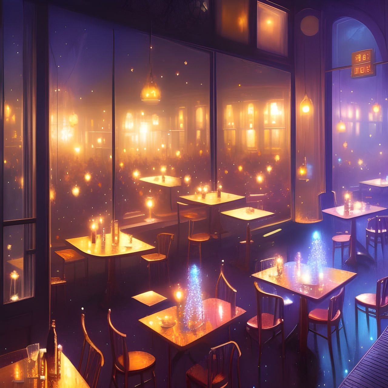 Magic At The Night Café Ai Generated Artwork Nightcafe Creator