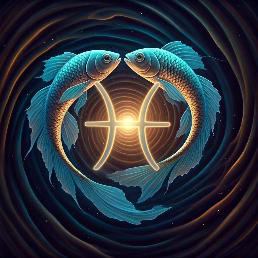 In a dreamy, ethereal portrait with warm, soft lighting, two luminous ...