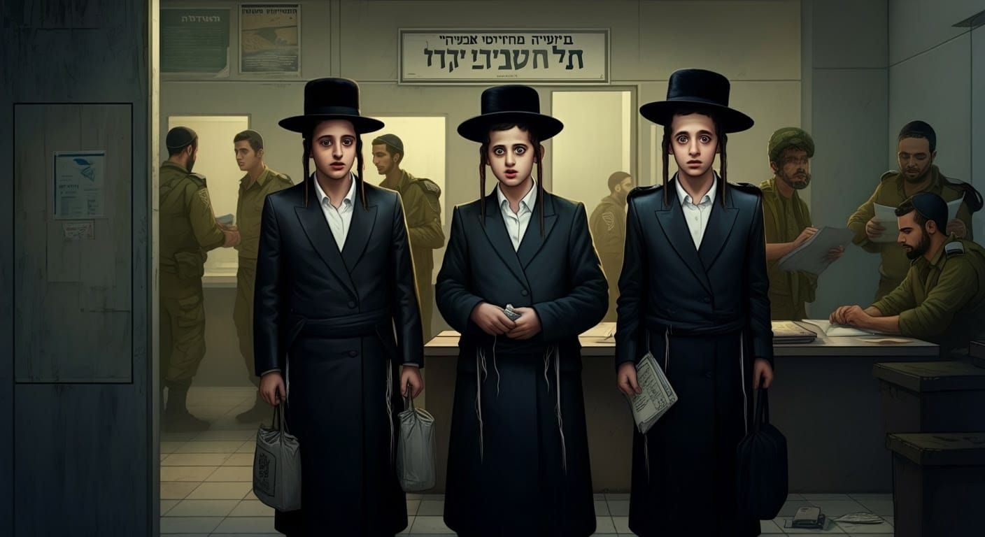 Hasidic Students' Culture Shock in Digital Comic A... - AI Art