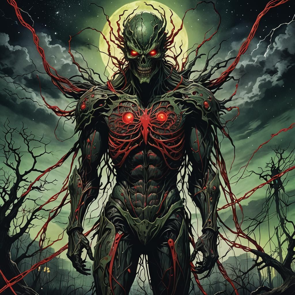 dark fantasy monster - AI Generated Artwork - NightCafe Creator