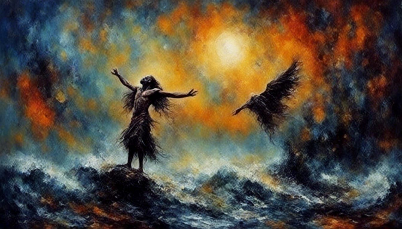 "Crazy" : (insane man )!!!, crazed, insanity : epic eerie surreal ...