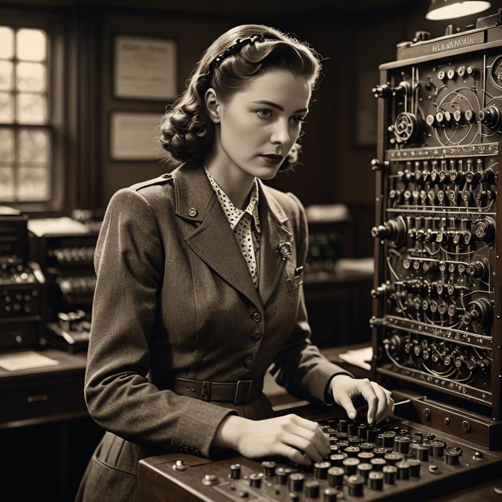 Bletchley Park Enigma Device - AI Generated Artwork - NightCafe Creator