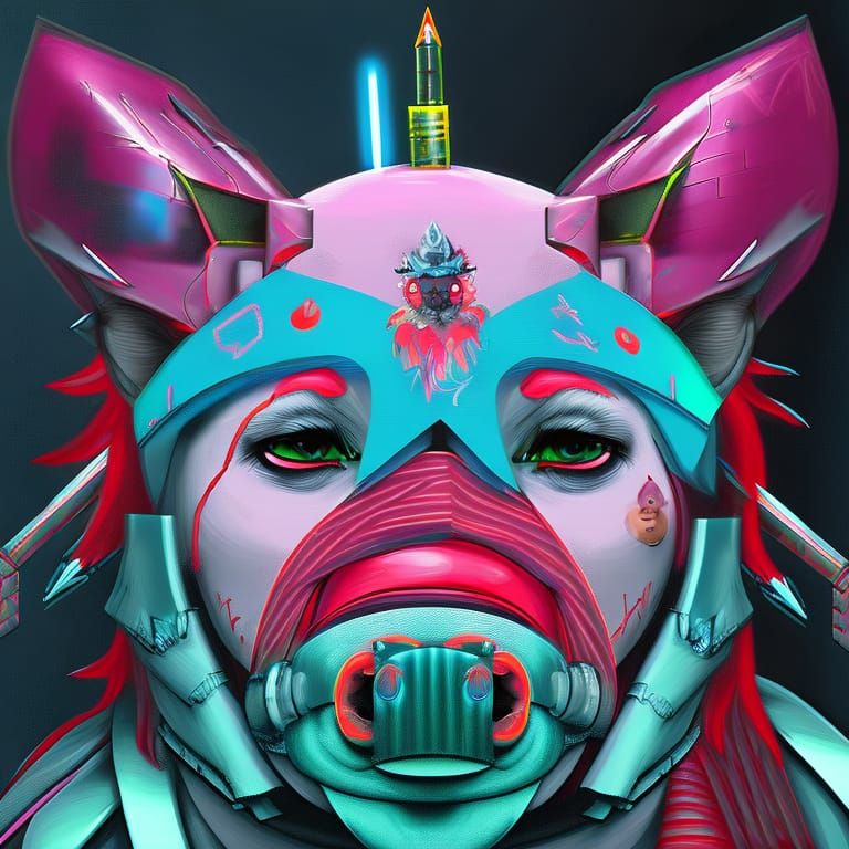 Pig - AI Generated Artwork - NightCafe Creator