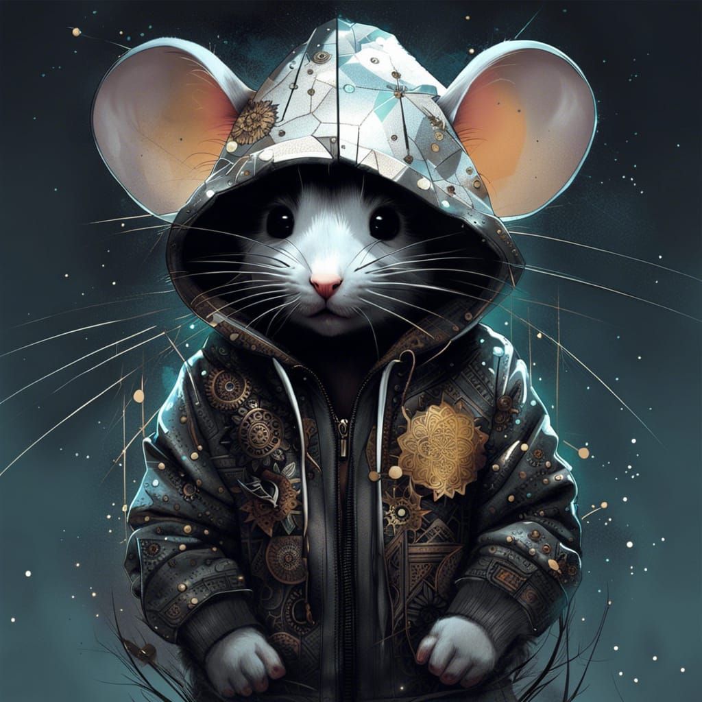 Henry The Hip Hop Space Mouse - AI Generated Artwork - NightCafe Creator