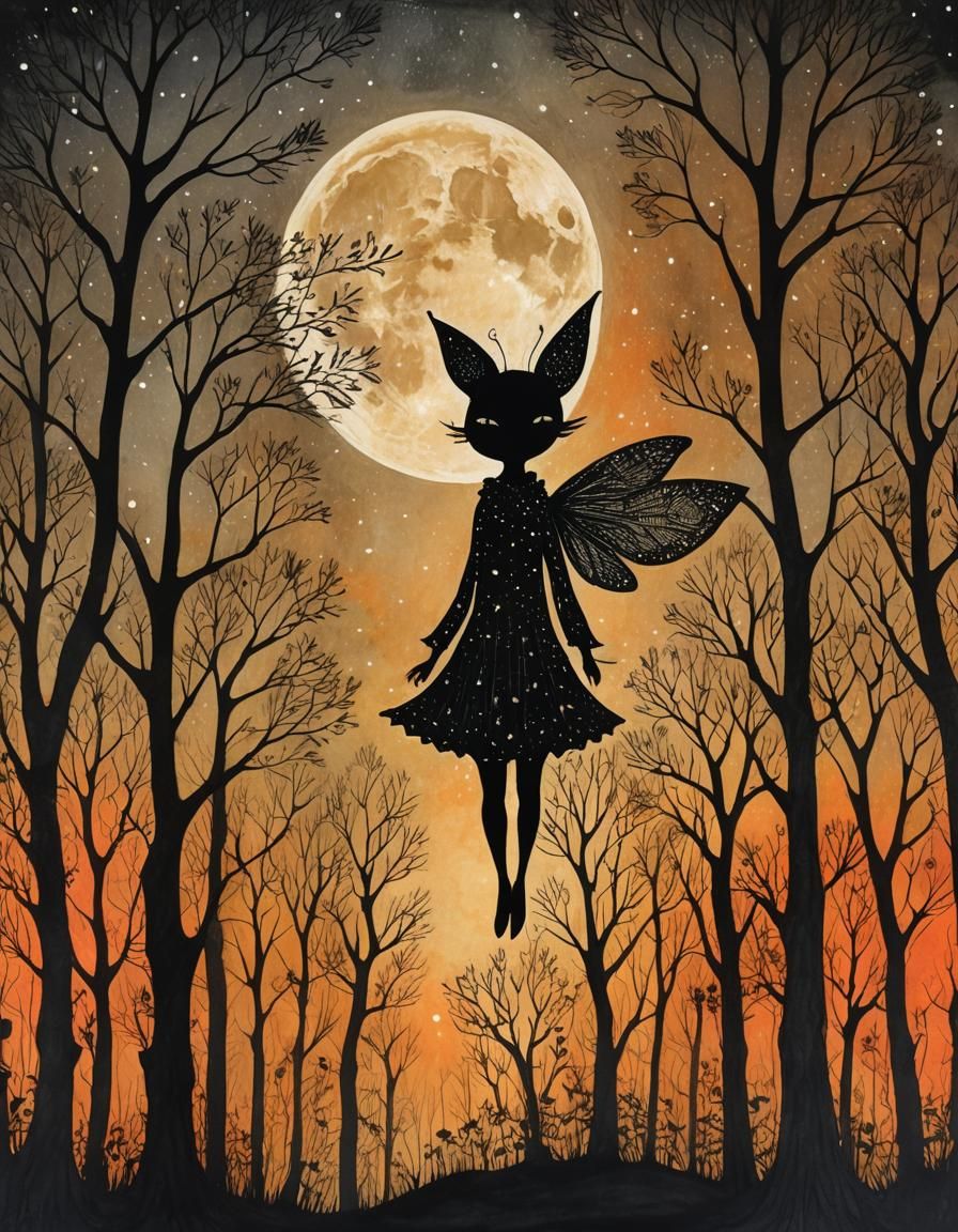 The pixie-cat Queen - AI Generated Artwork - NightCafe Creator